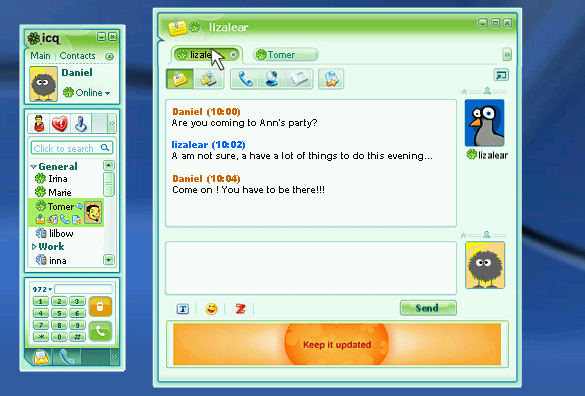 ICQ 6.0 - Slunečnice.cz