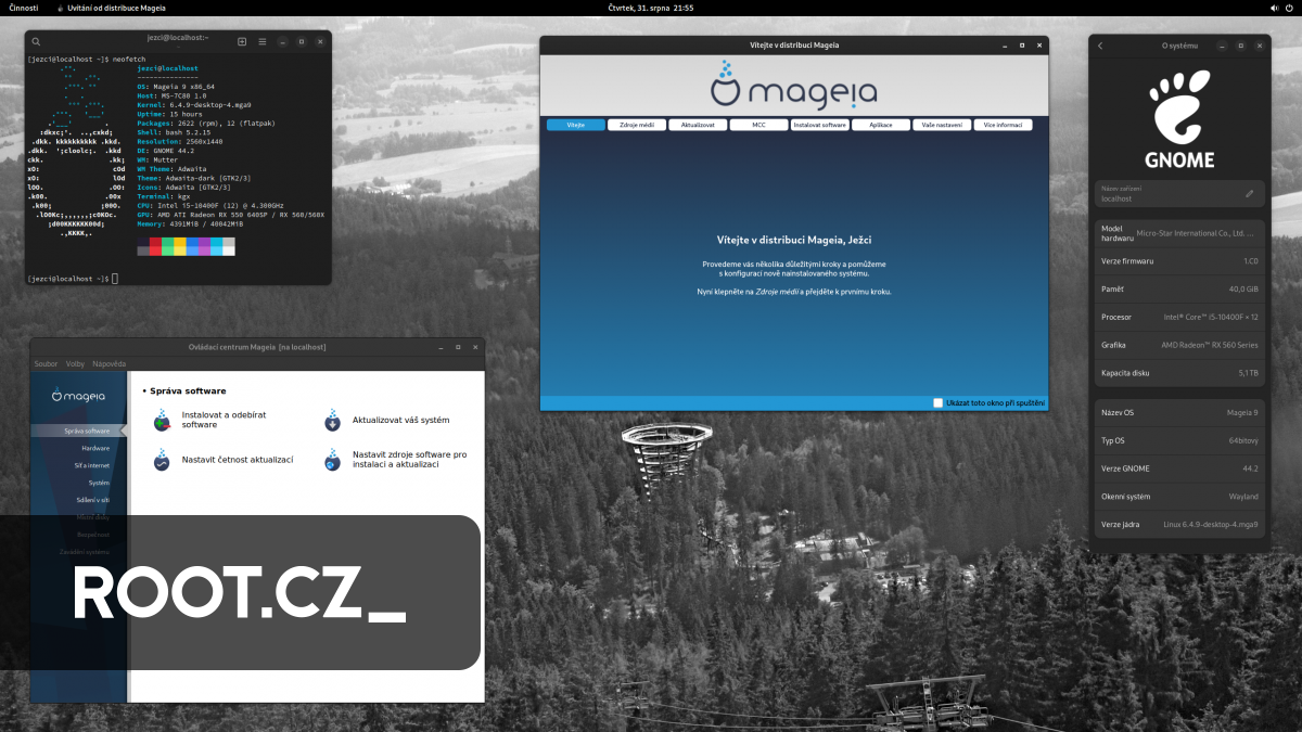 Mageia 9 je po všech stránkách lepší a stále i s 32bitovou verzí - Root.cz