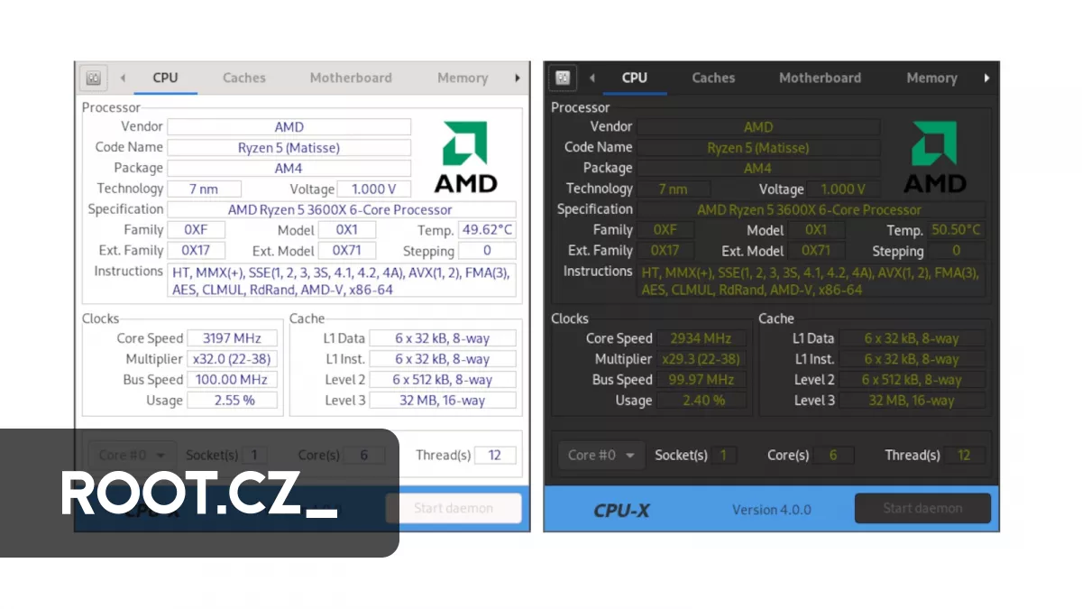 CPU-X 5.0.0 přináší podporu Flatpaku a aktualizuje databáze procesorů - Root.cz