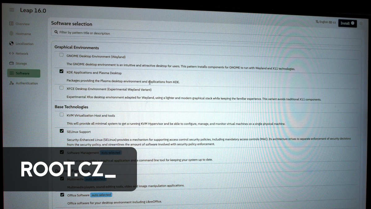 Instalátor SUSE Agama bez podpory 32bit x86, v souvislosti s openSUSE Tumbleweed - Root.cz