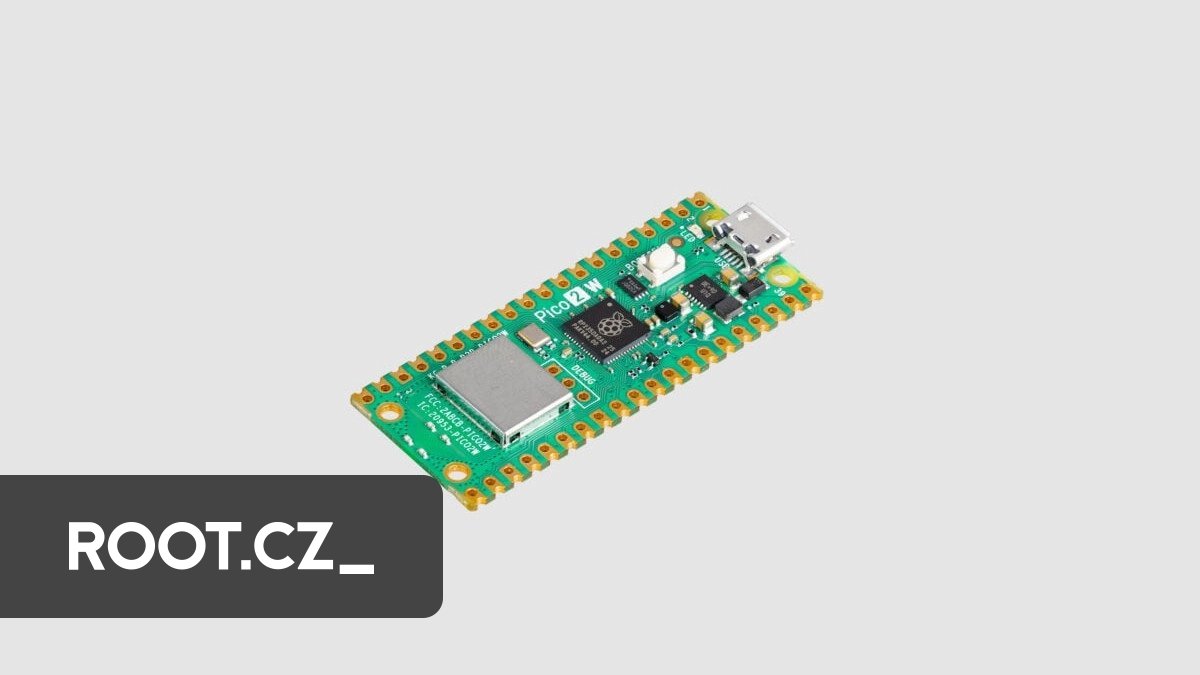 Raspberry Pi Pico 2 W s 2,4 GHz Wi-Fi a BT 5.2 - Root.cz