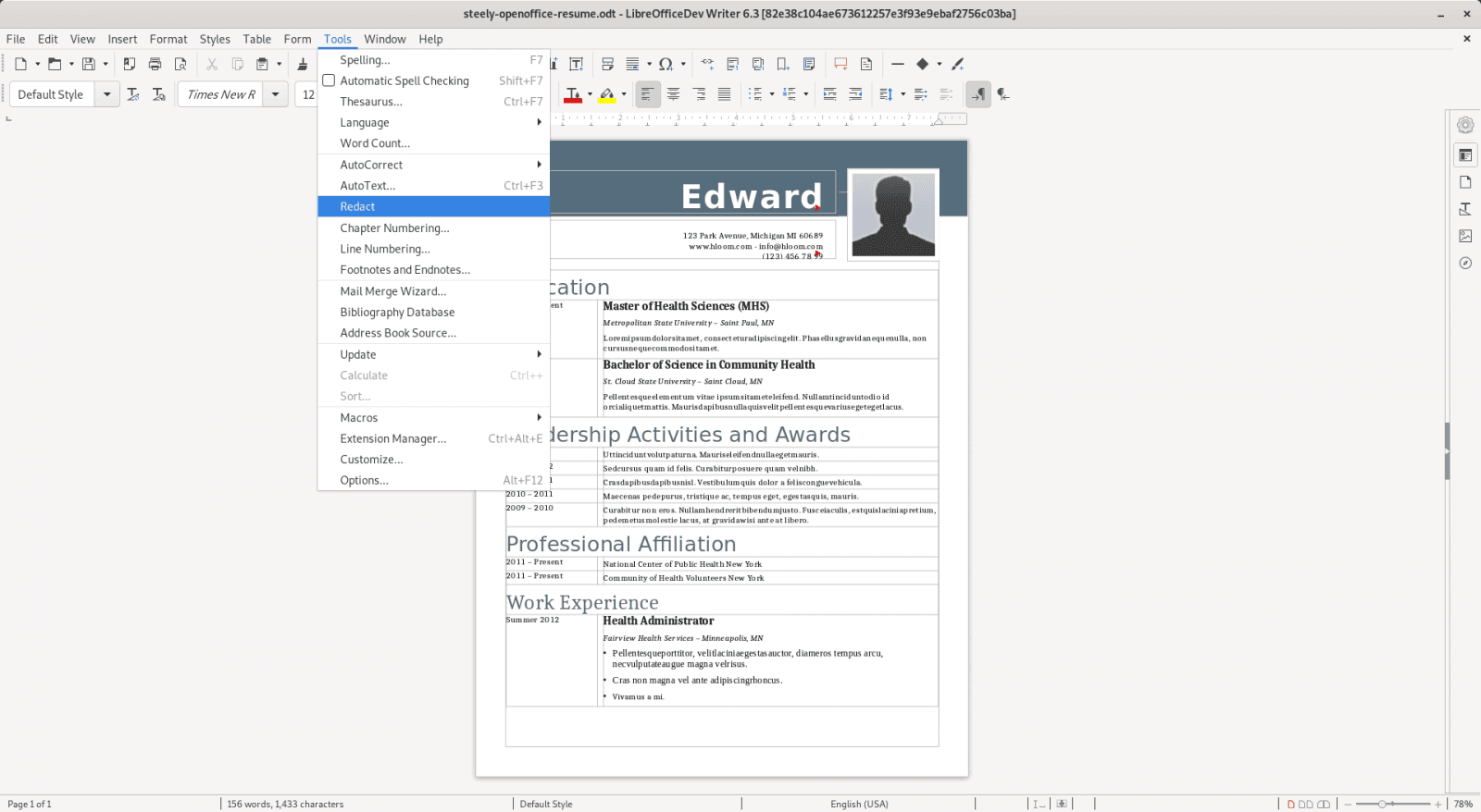 Fotogalerie LibreOffice 6 3 Root cz