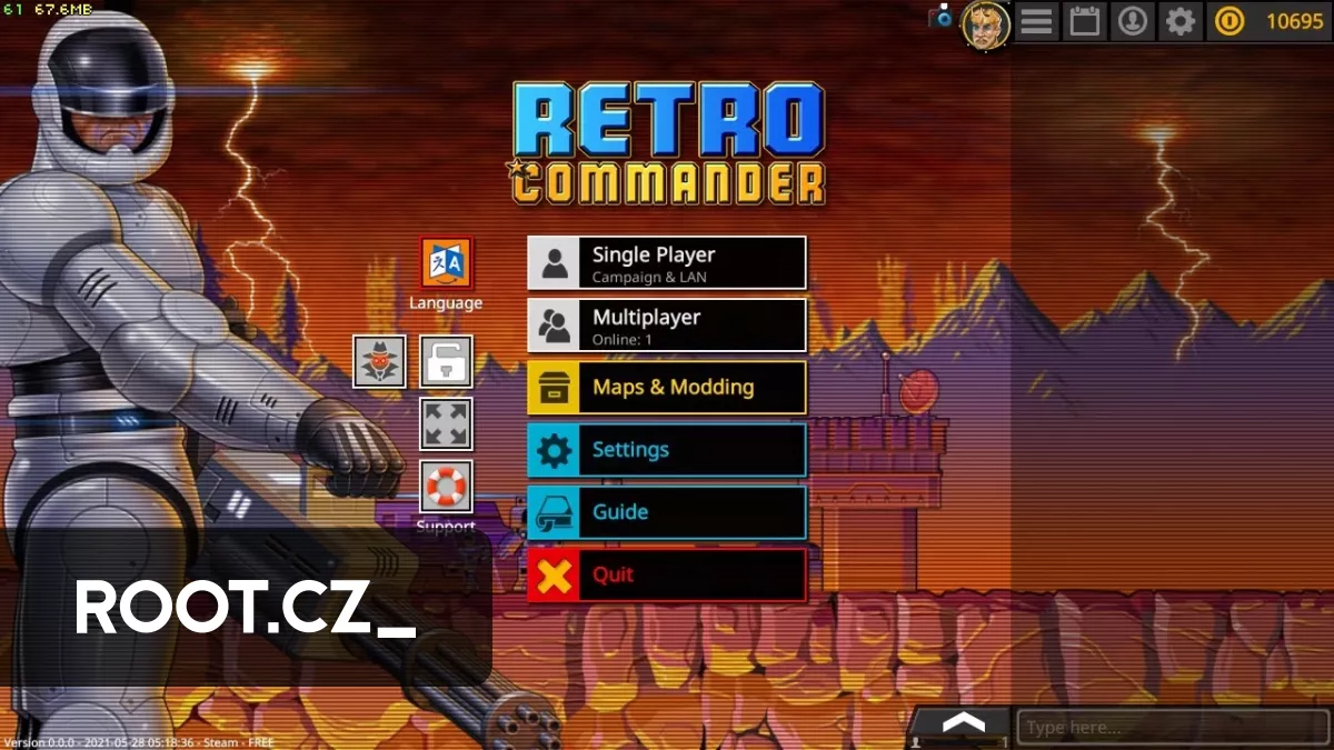 Pěkná strategická hra Retro Commander - Root.cz