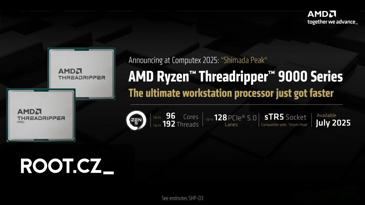V PassMarku je 64jádrový Zen5 stejně rychlý jako 96jádrový Zen4 (ale ...