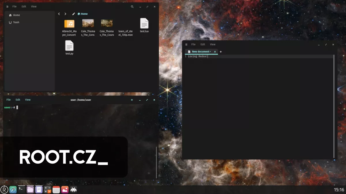 COSMIC na Redox OS, Ubuntu s instalátorem DEB - Root.cz