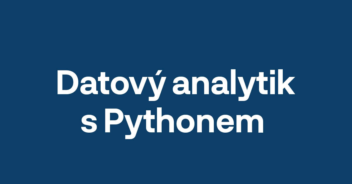 Datový analytik s Pythonem - Školení od Root.cz