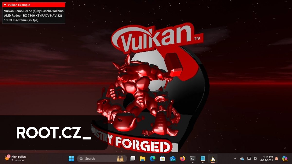 RADV Mesa ovladač pro API Vulkan experimentálně na Windows - Root.cz