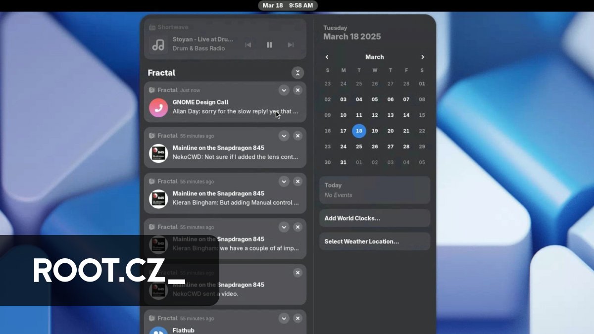 GNOME 48 se spoustou novinek, linuxová distribuce EU OS - Root.cz