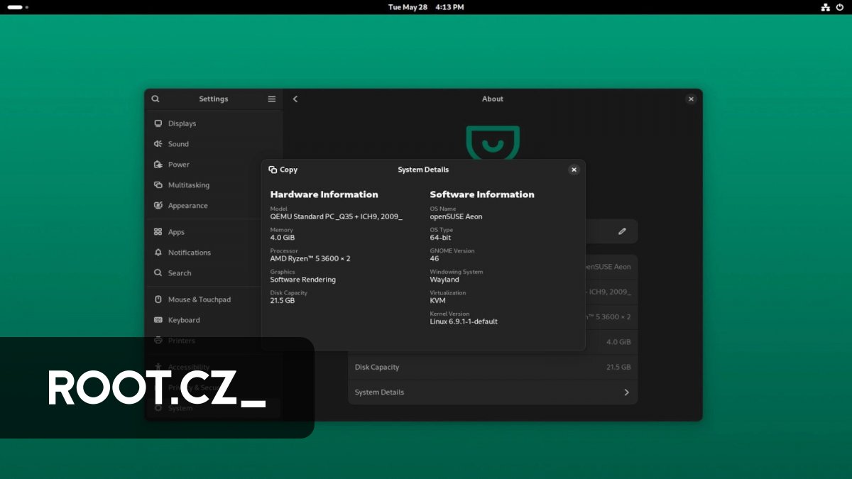 Aeon Desktop se formuje, Opera bude umět generovat obrázky - Root.cz