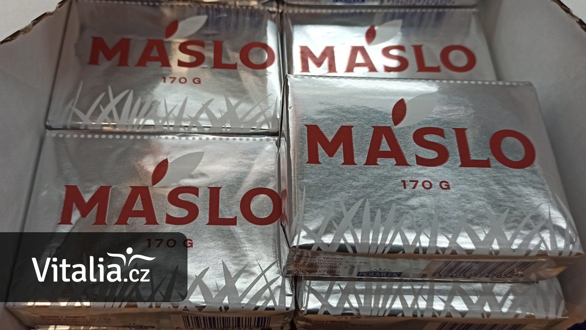 Kostka másla už nemá vždycky 250 g. Jak nenaletět na zdánlivě nízkou ...
