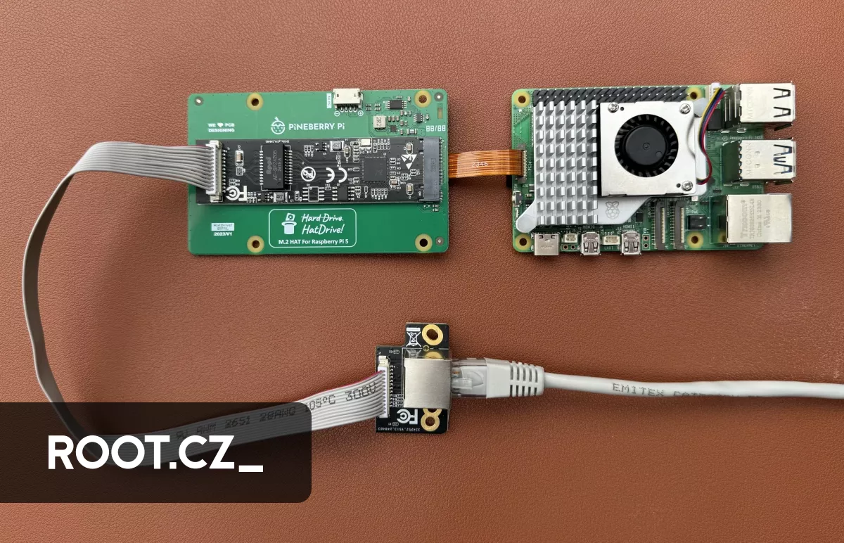 5GBASE-T s Raspberry Pi 5 - Root.cz