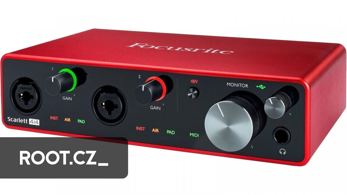 Podpora pro exerní zvukové karty jako Focusrite Scarlett 4. generace v ...