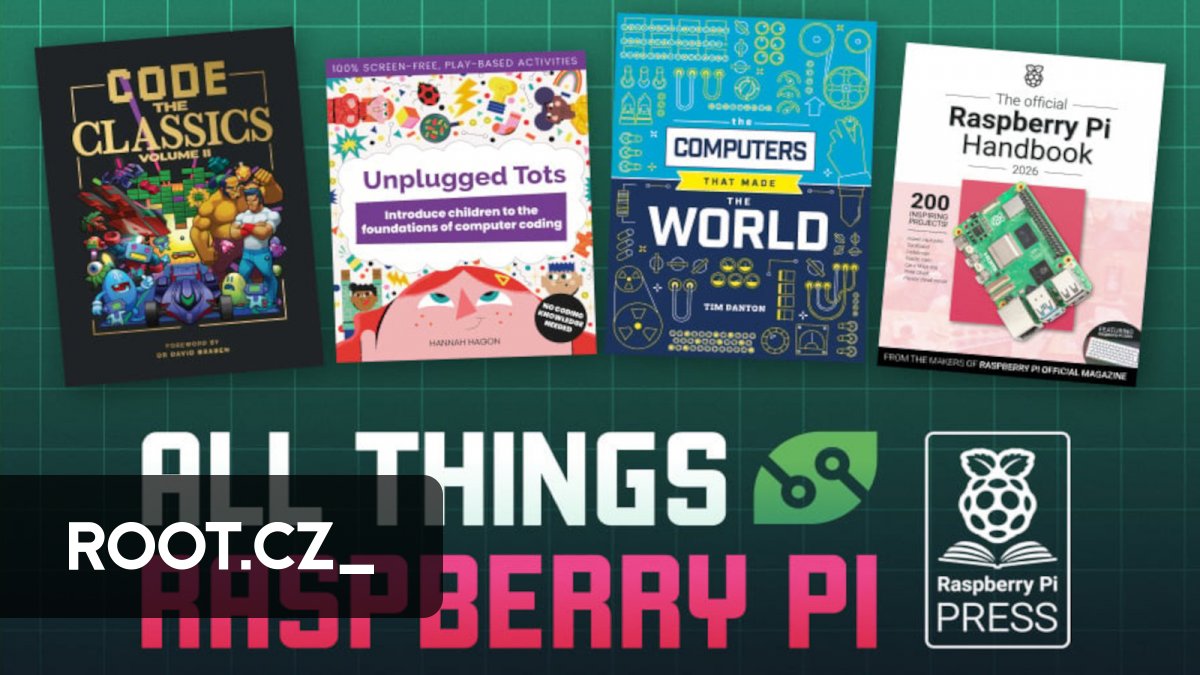 Humble Bundle: šestnáct knih o Raspberry Pi bez DRM - Root.cz