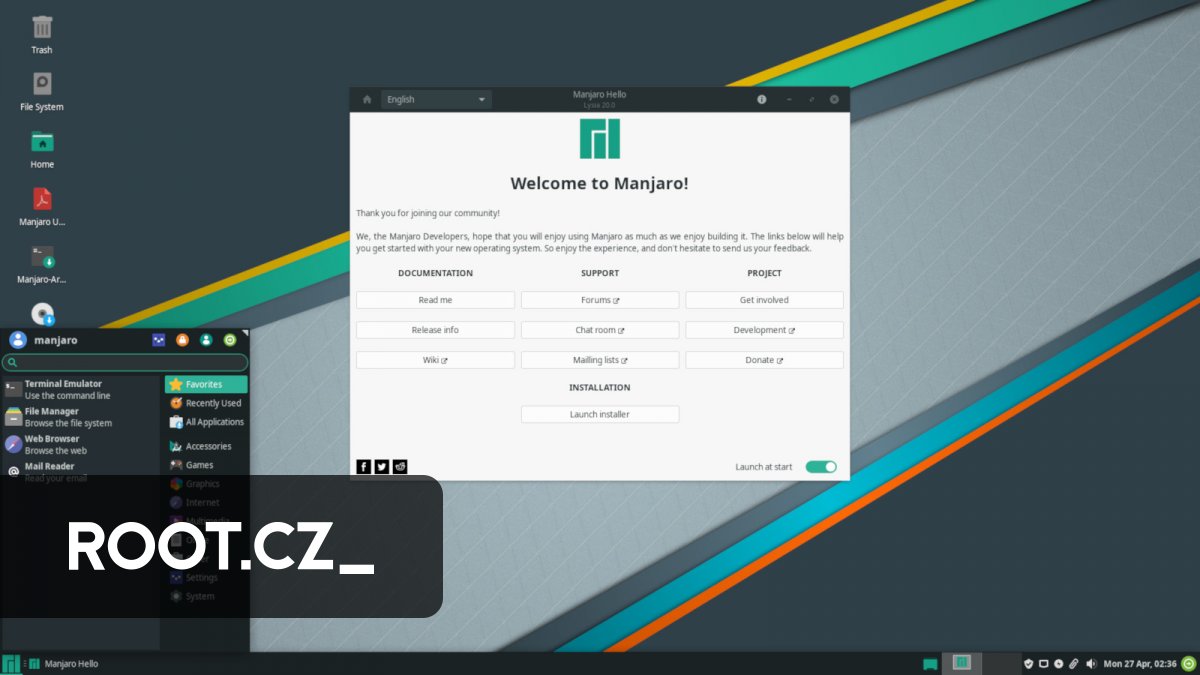 Manjaro chystá sběr dat pomocí Manjaro Data Donor - Root.cz